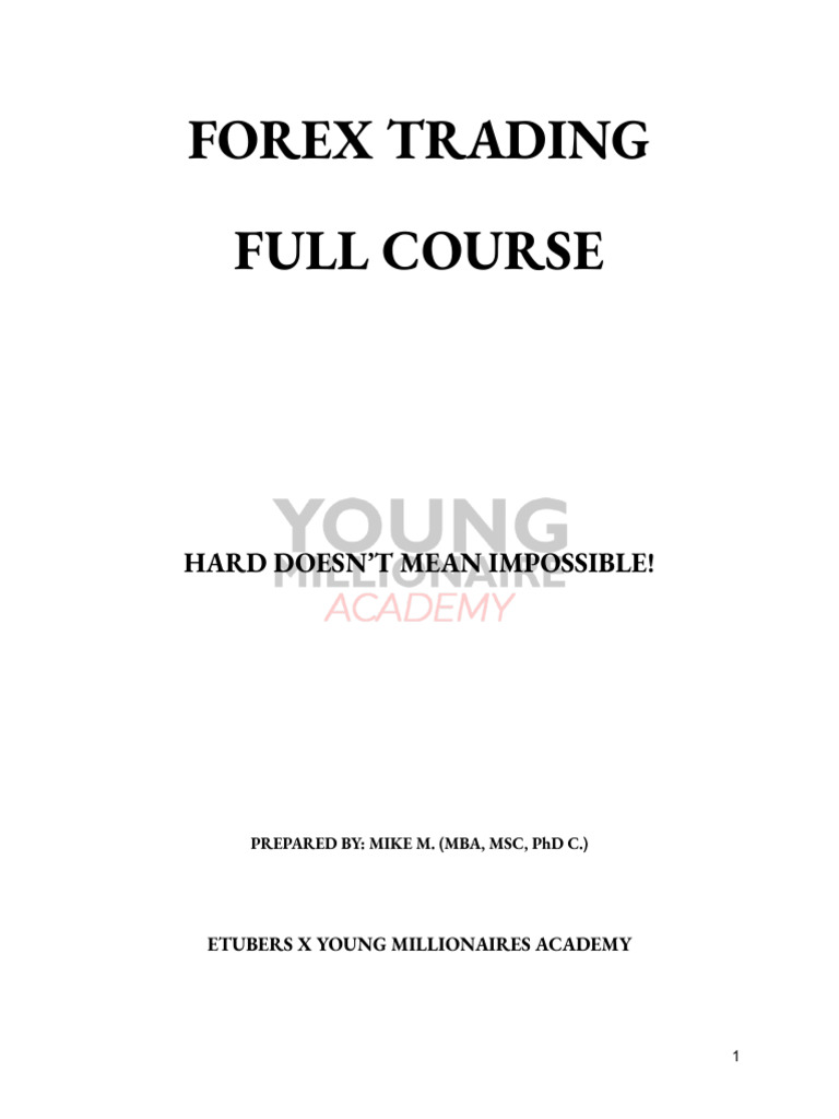 Forex Trading Full Course | PDF | Foreign Exchange Market | Market Trend