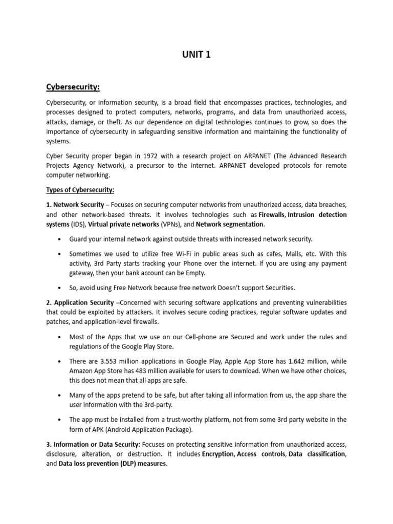 Cyber Security Pdf Security Computer Security