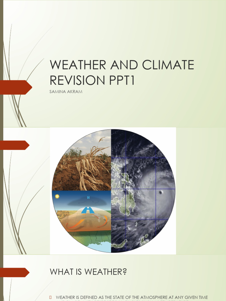 WEATHER AND CLIMATE | PDF
