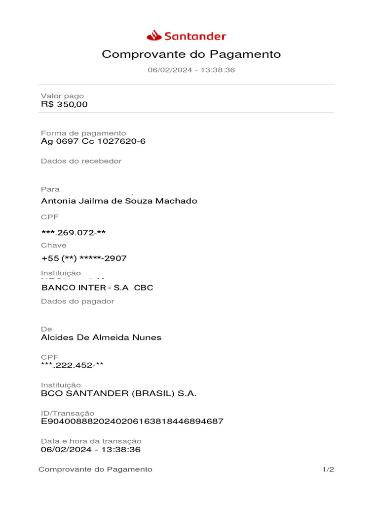 Comprovante | PDF