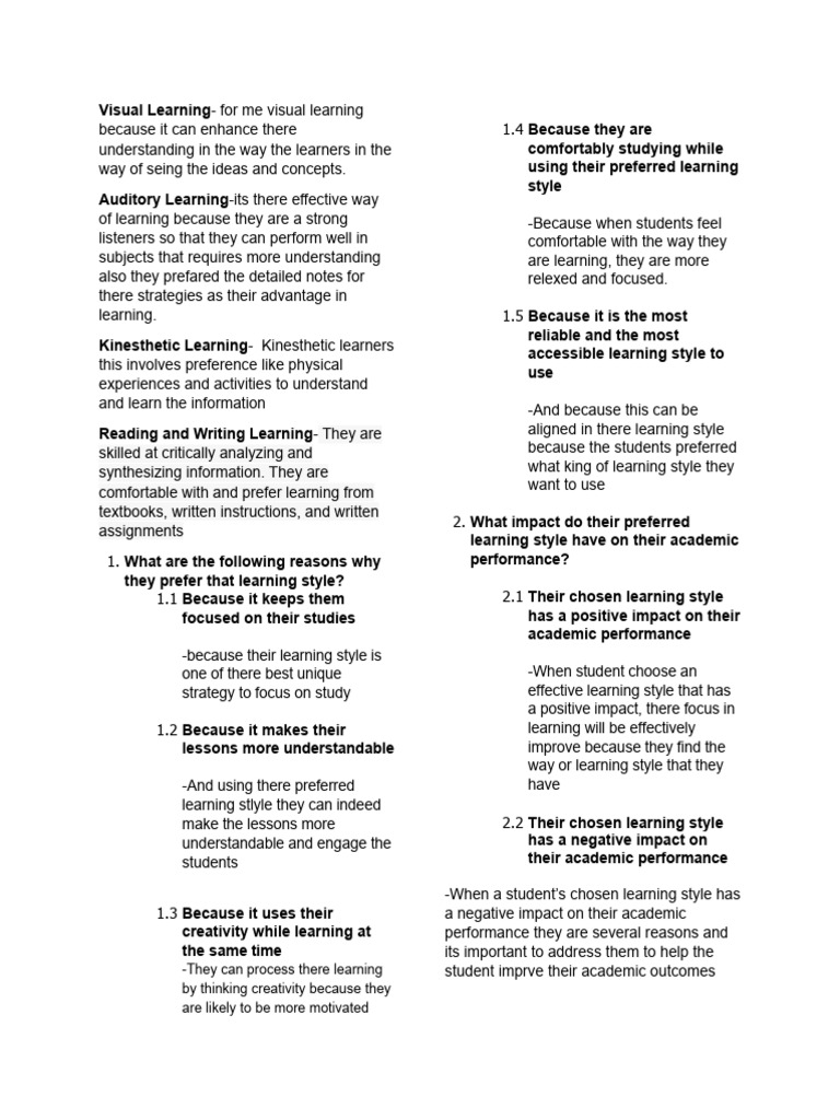 Script Learning Styler Pdf Learning Styles Learning 
