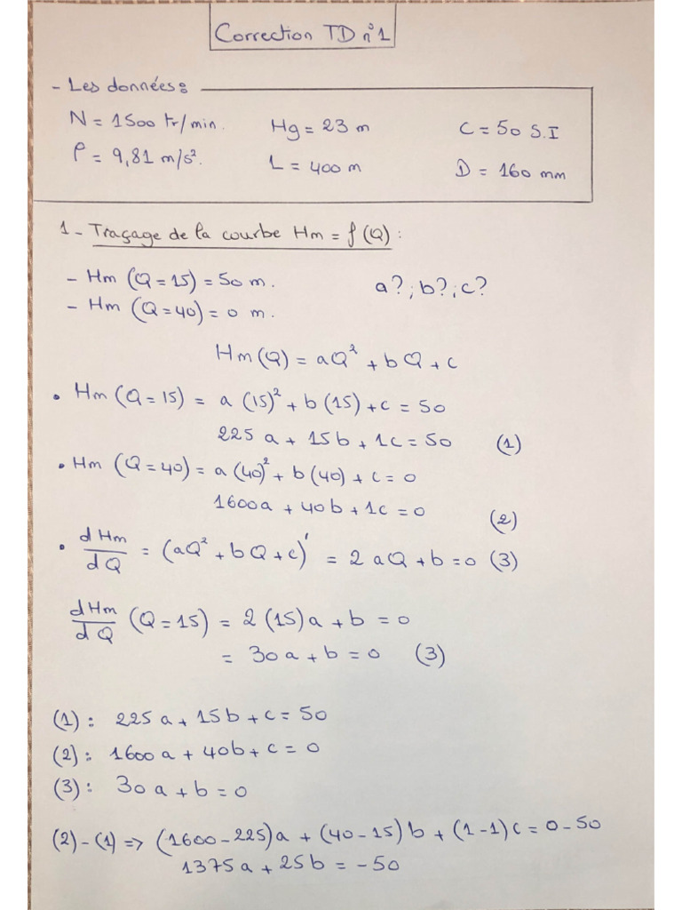 Correction TD 2 | PDF