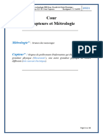 Cours Instrumentation - Mesure PDF | PDF | Métrologie | Science
