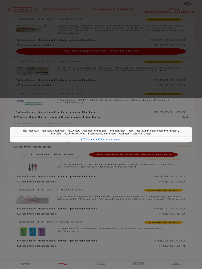 Registro de Pedidos | PDF