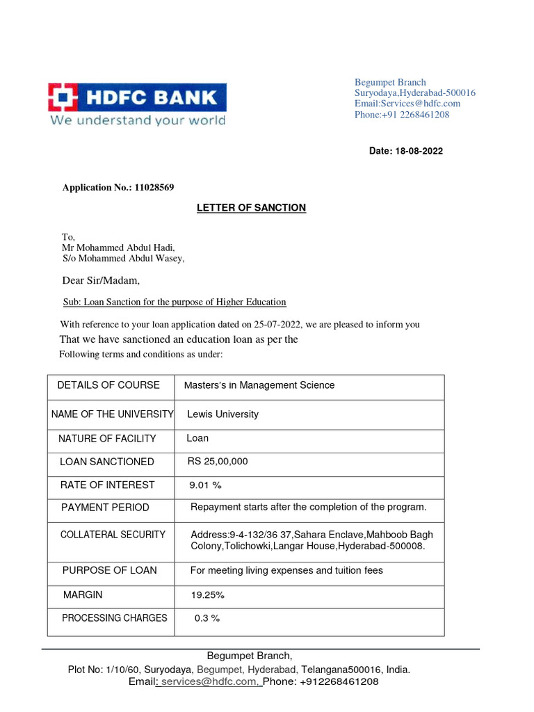 Loan Letter | PDF | Loans | Interest