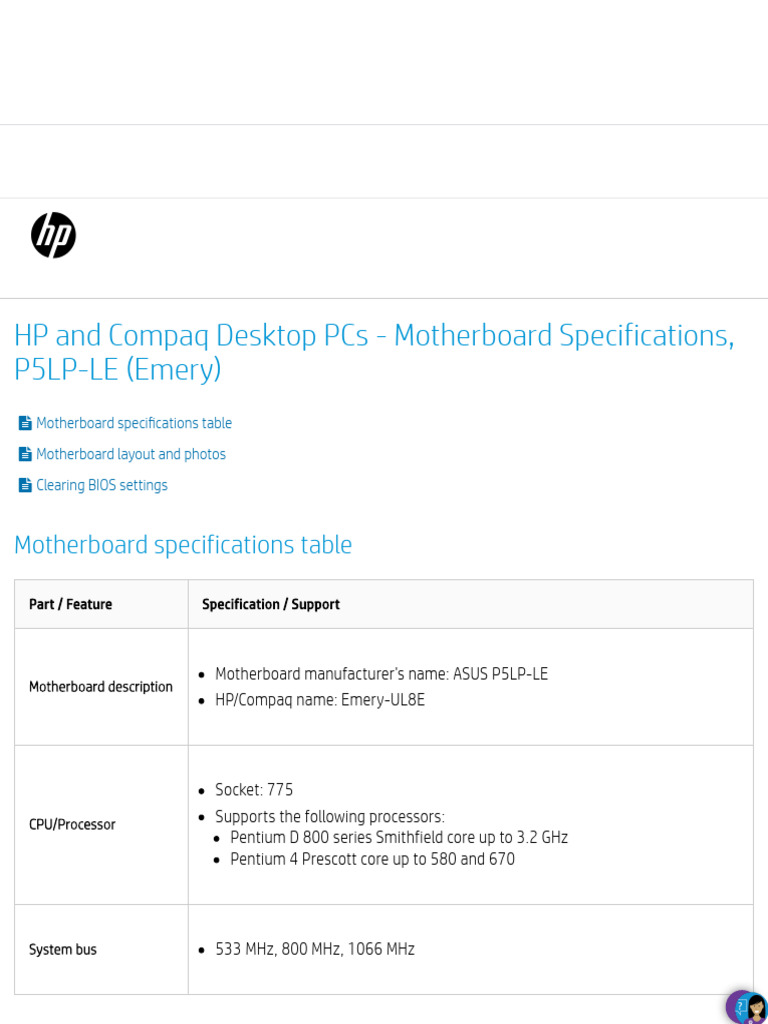 HP and Compaq Desktop | PDF | Usb | Bios