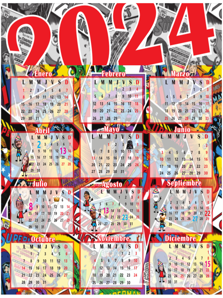 Calendario de Abril 2024 | PDF