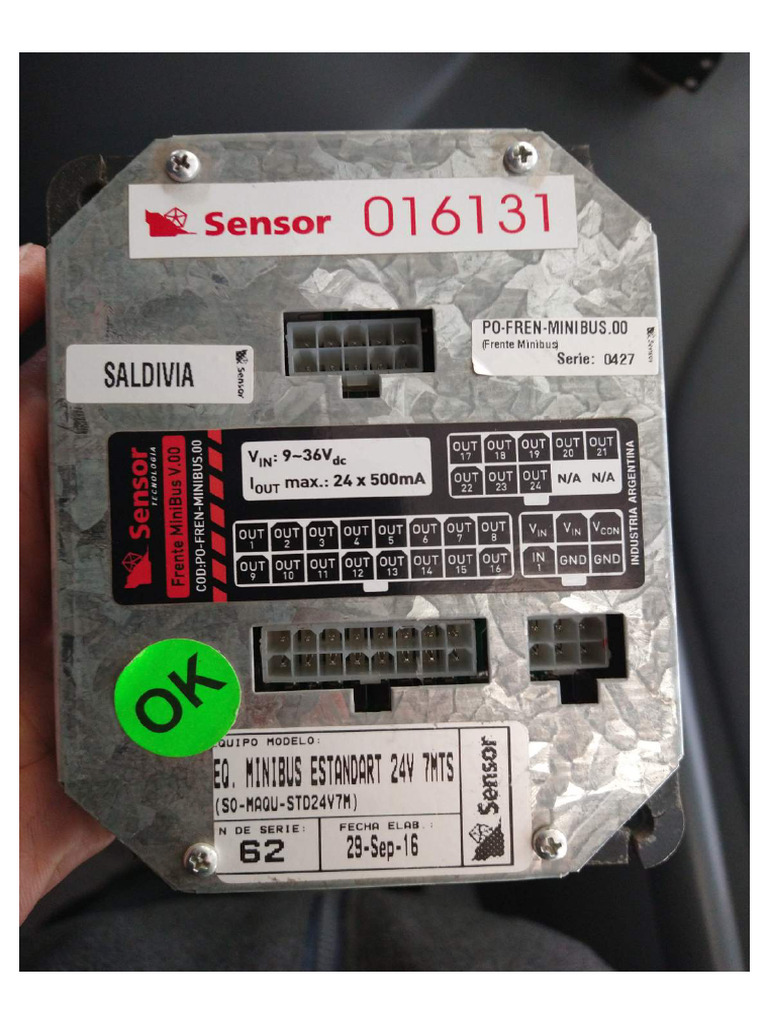 Sensor 016131 | PDF