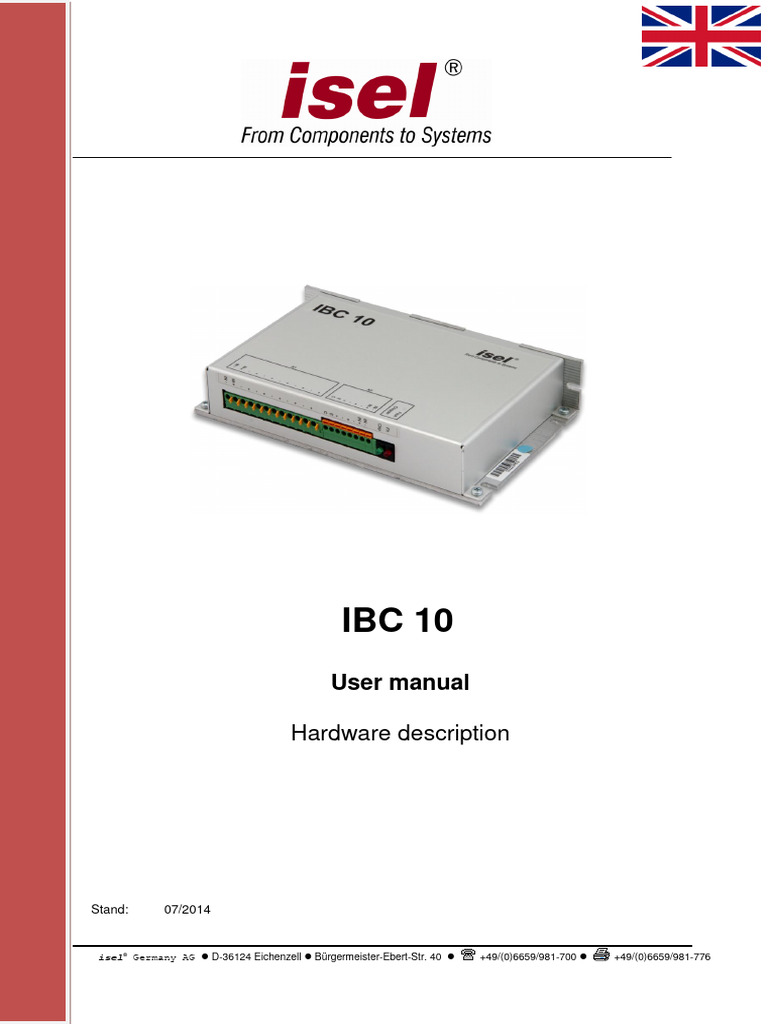 User Manual Ibc10 | PDF | Power Supply | Electrical Engineering