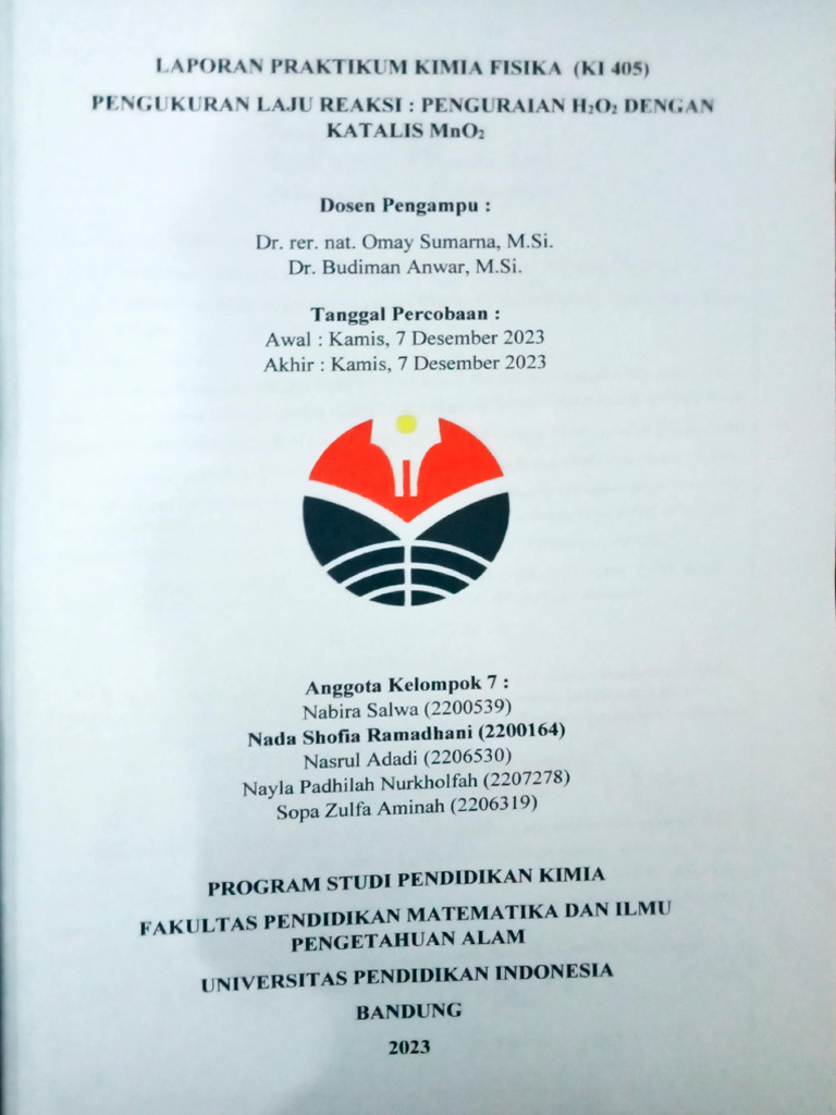 Kelompok 7 - Revisi Laporan Praktikum Penguraian H2O2 | PDF