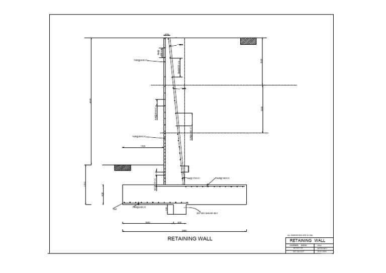 RETAINING WALL-Model | PDF