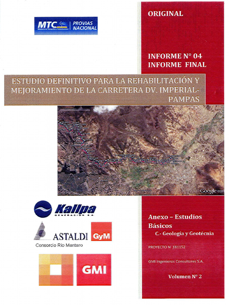 Anexo-Estudios Basicos C - Geologia y Geotecnia Volumen Nro 02 | PDF
