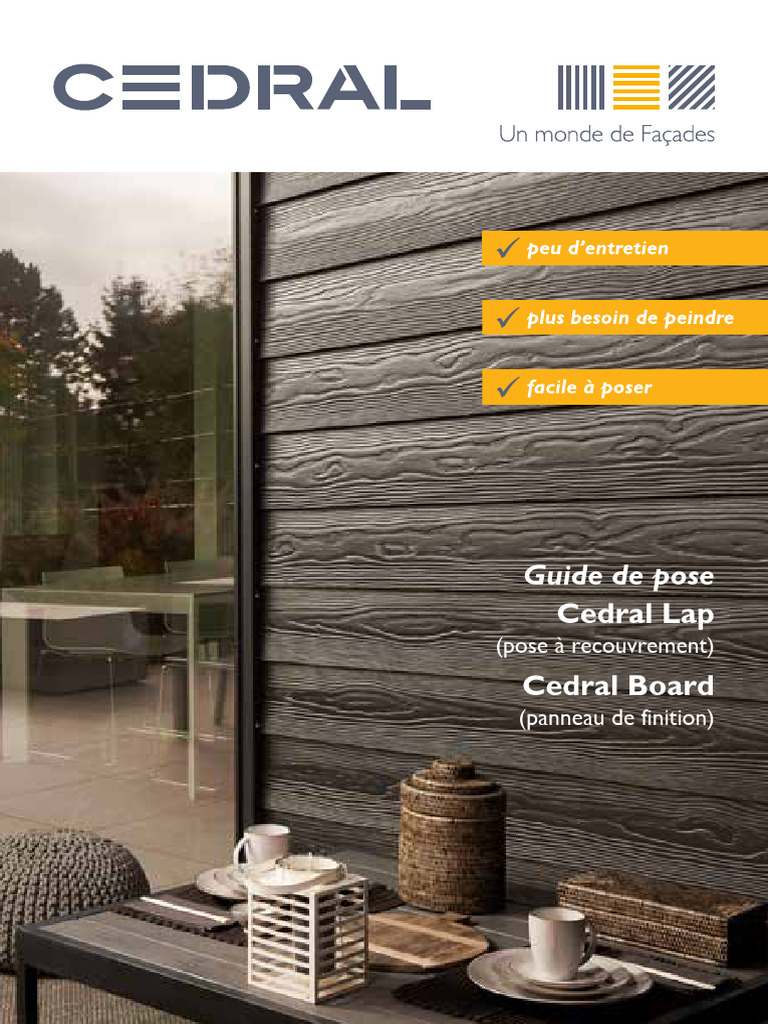 Guide de pose Cedral Lap et Board | PDF