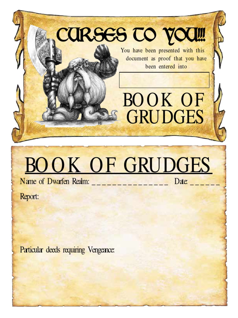 Book of Grudges | PDF