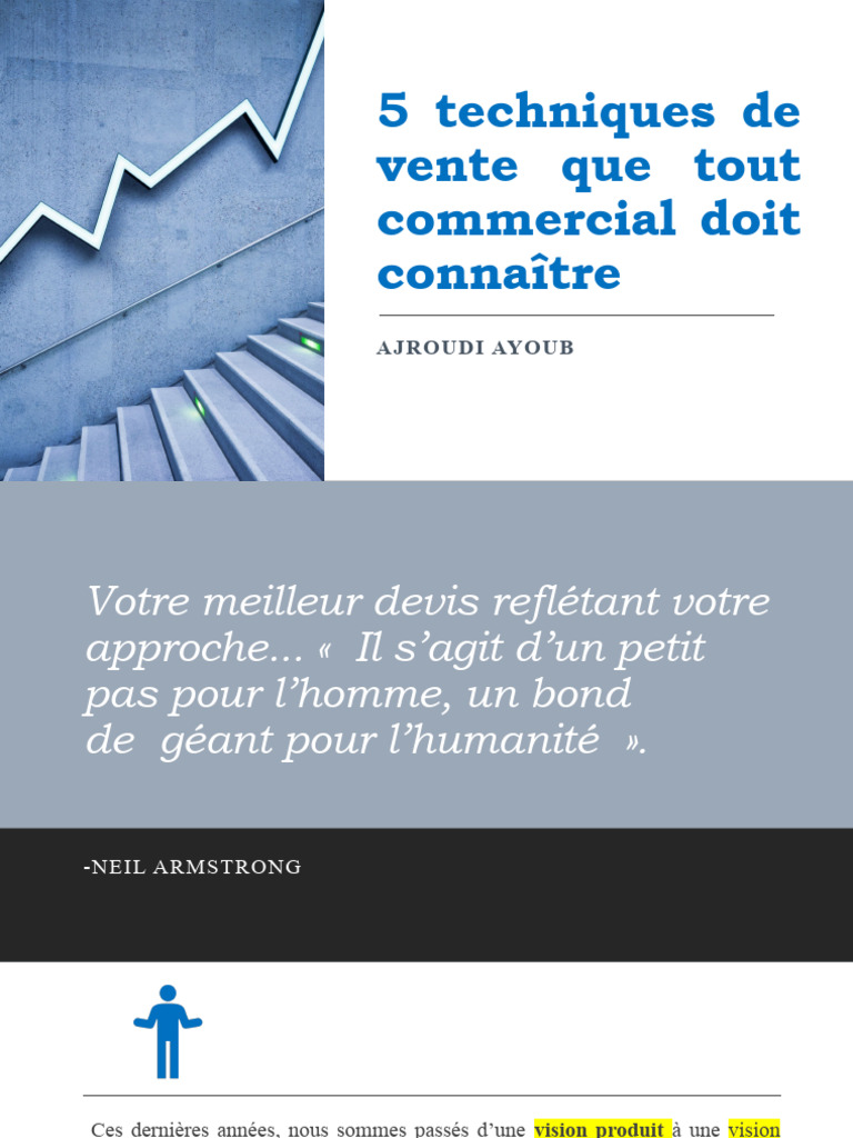 Techniques de Vente Essentielles | PDF | Sodles | Économie