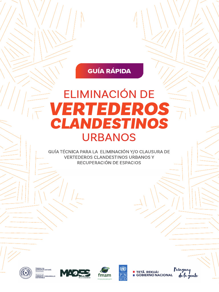 Guía para Cerrar Vertederos Urbanos | PDF | Vertedero | Residuos