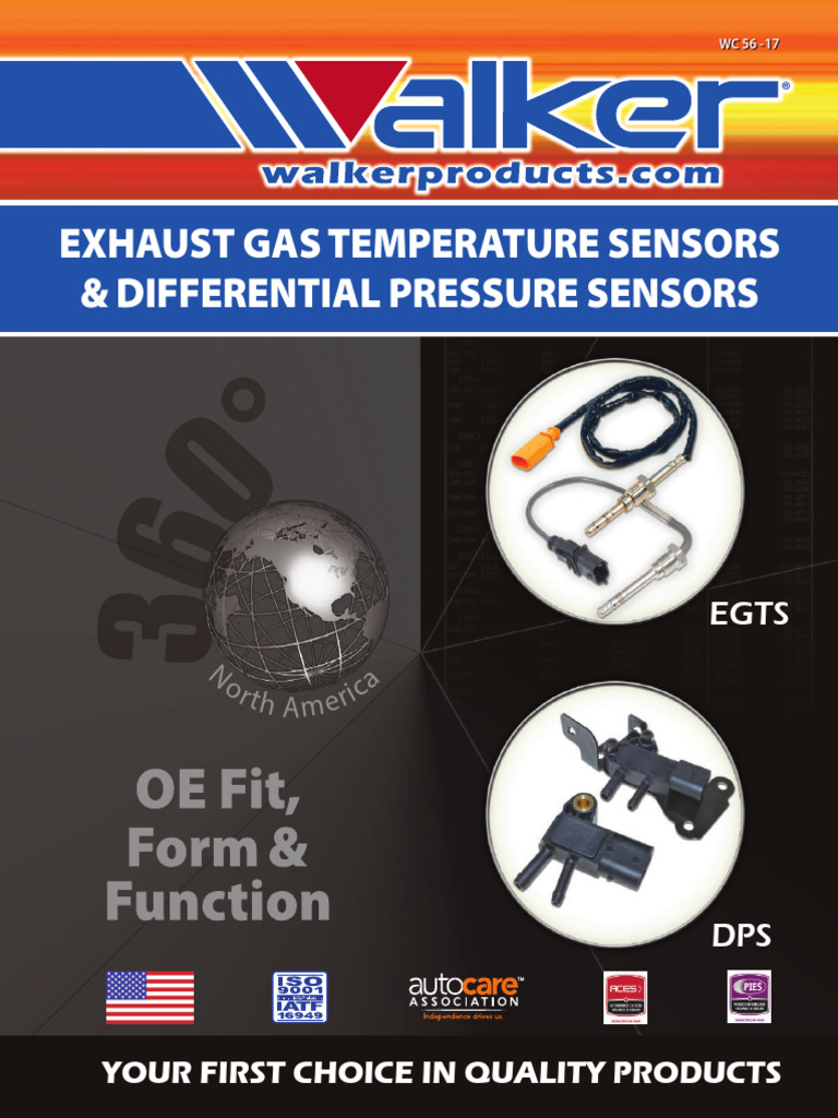 Exhaust Gas Temperature Sensors Differential Pressure Sensors | PDF