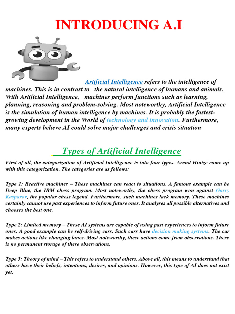 INTRODUCING A1 by Aaryan Chaturvedi | PDF | Intelligence (AI) & Semantics | Artificial Intelligence