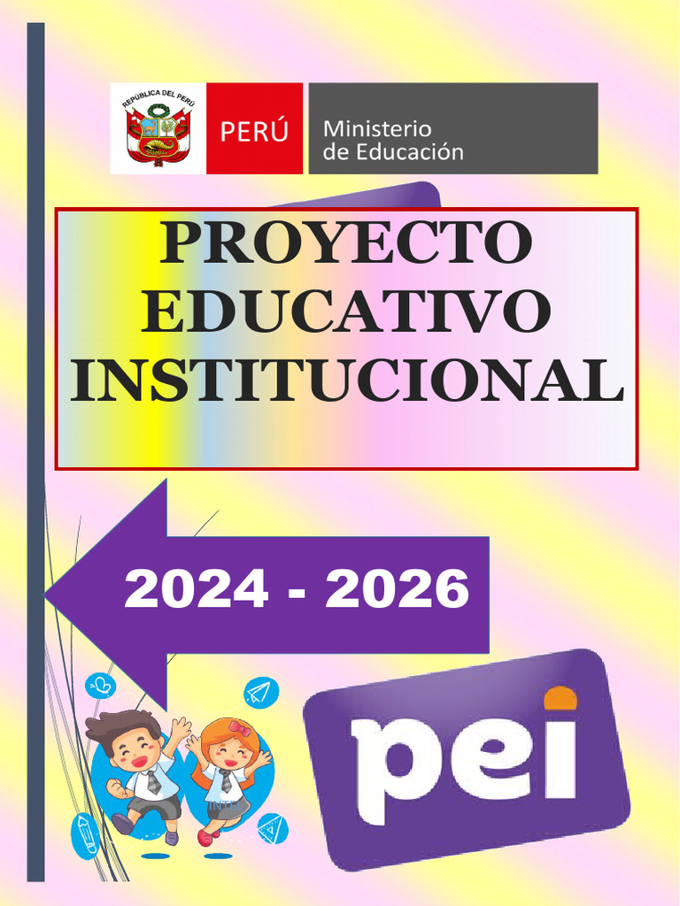 Proyecto Educativo Institucional 2024 | PDF | Aprendizaje | Educación ...