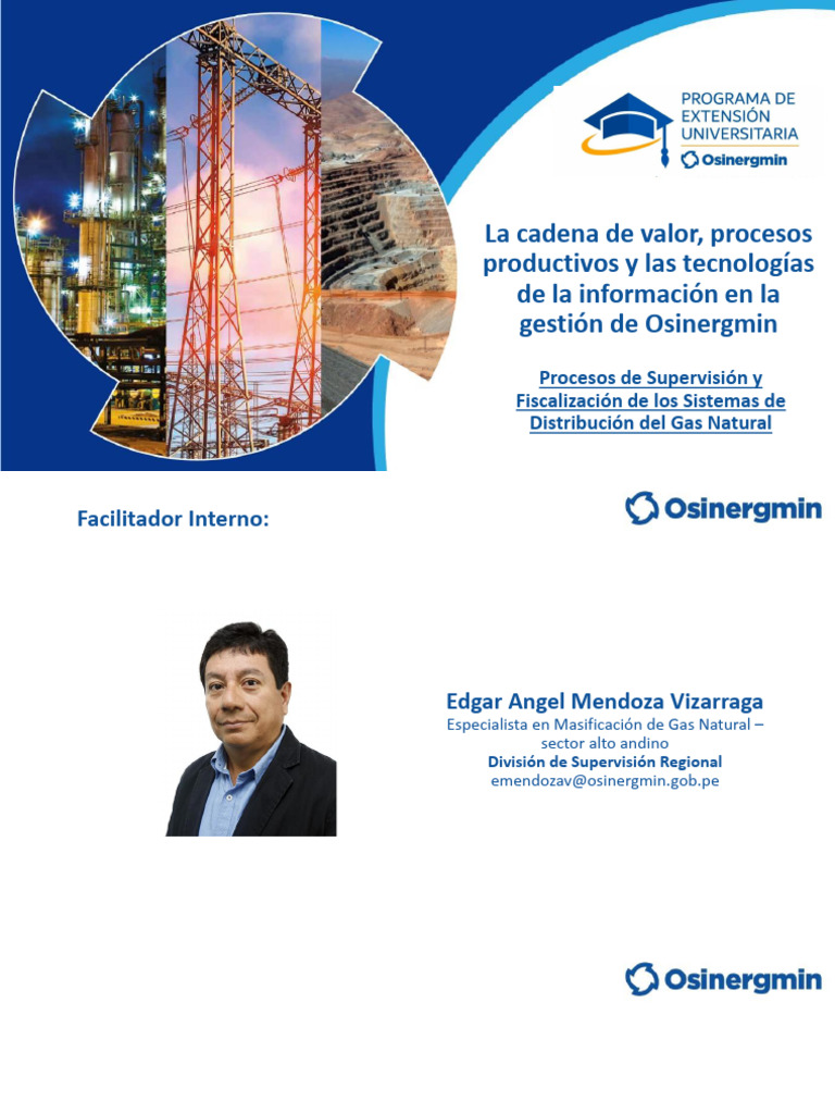 Curso2 - Sesión 5 (EM) Procesos de Supervisión y Fiscalización | PDF | Gas natural licuado | Gases