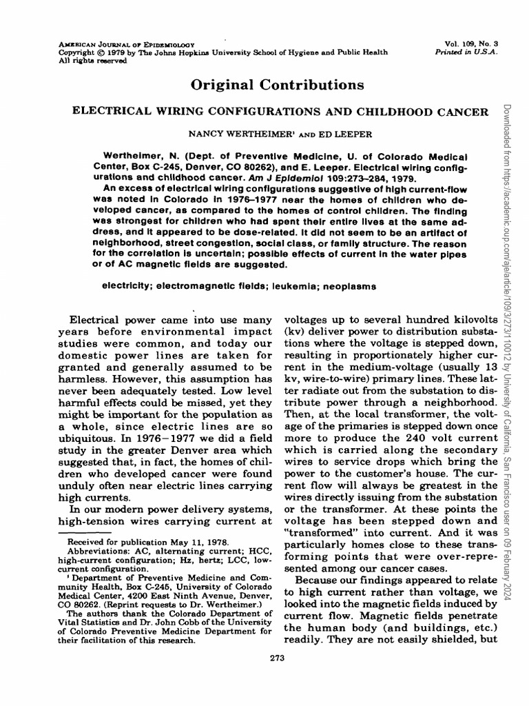 Original Contributions: All Rights Reserved | PDF | Alternating Current ...