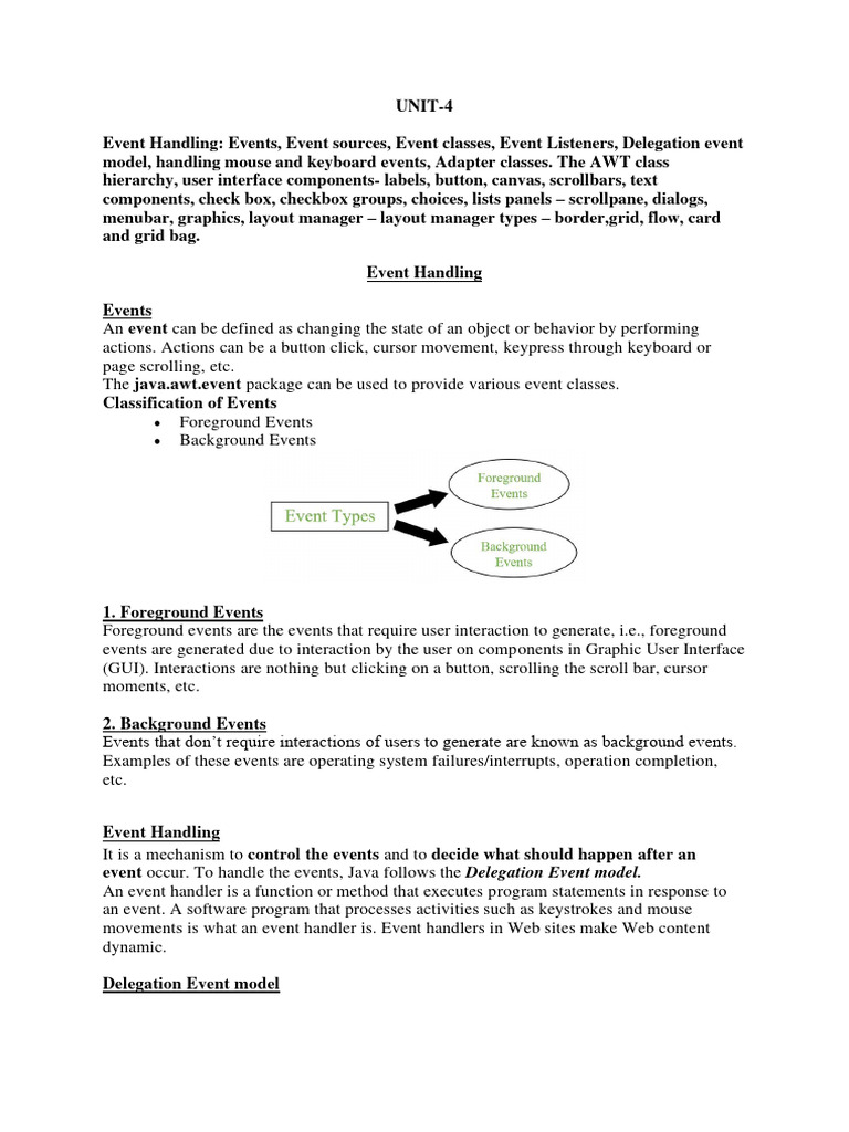 Java Unit 4 Pdf Class Computer Programming Method Computer Programming 3936