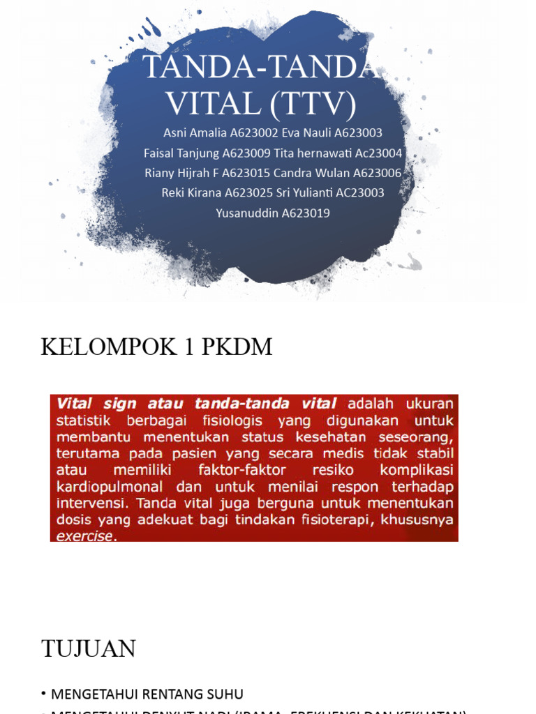 Tanda-Tanda Vital (TTV) | PDF