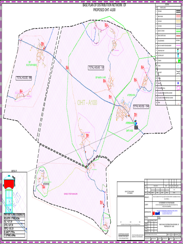 Base Plan of Distribution Network of Proposed Oht - A100 | PDF