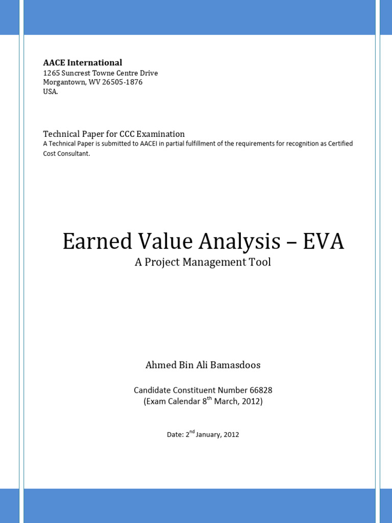 Earned Value Analysis | PDF | Business