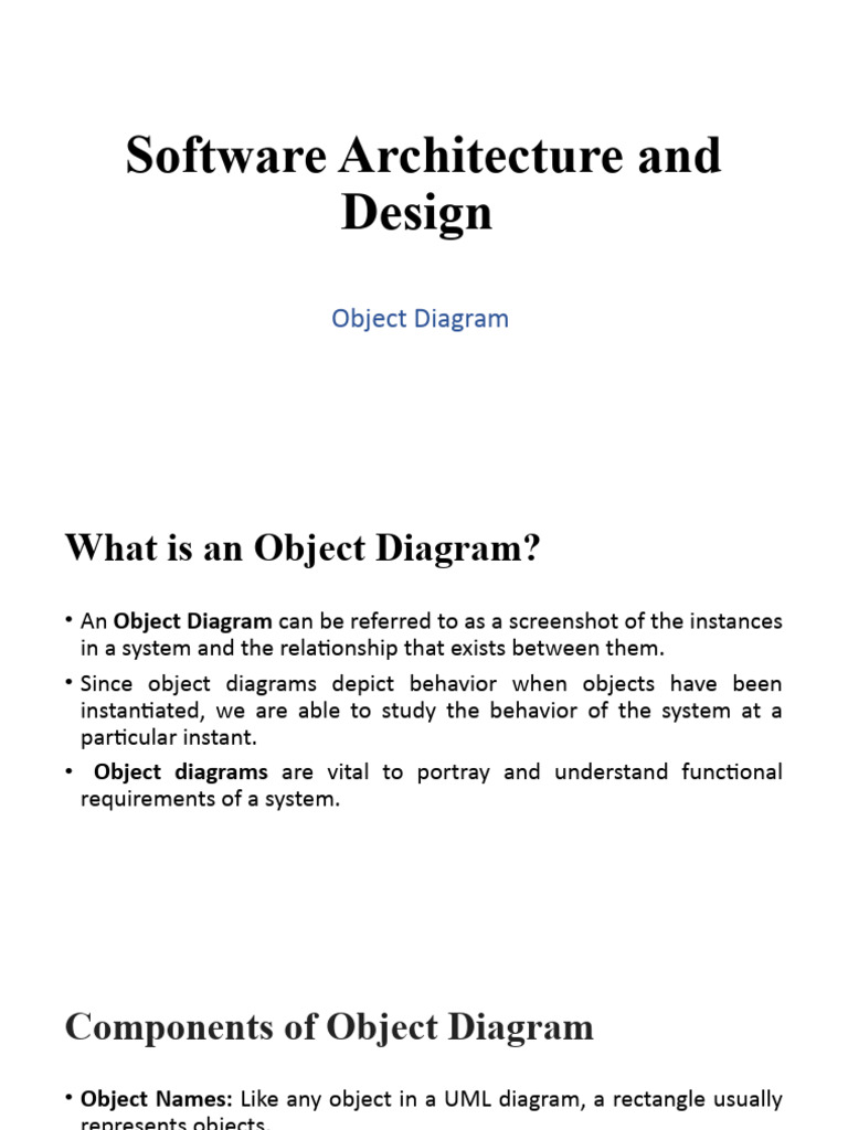Object Diagram | PDF Object Diagram | PDF