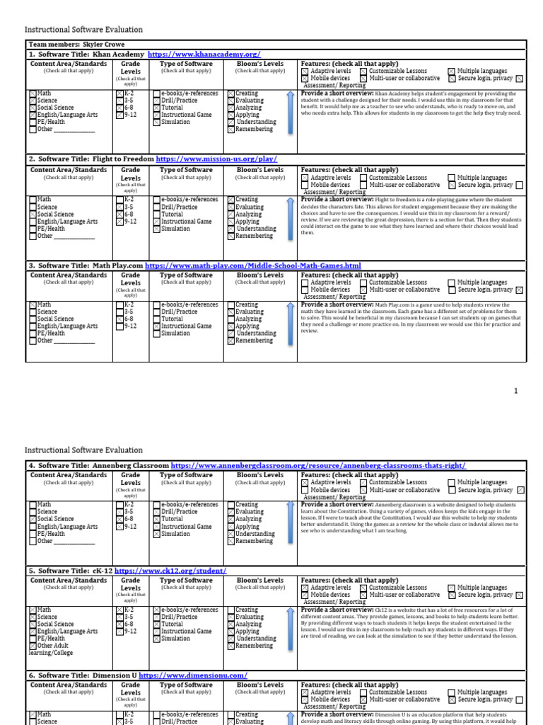 Itec 3200 Software Review Sheet | PDF | Simulation | Science