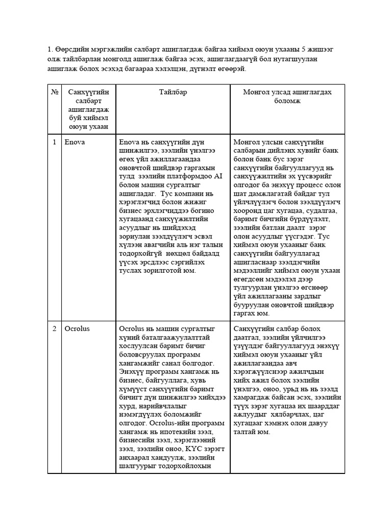 FTC321 Seminar5 | PDF