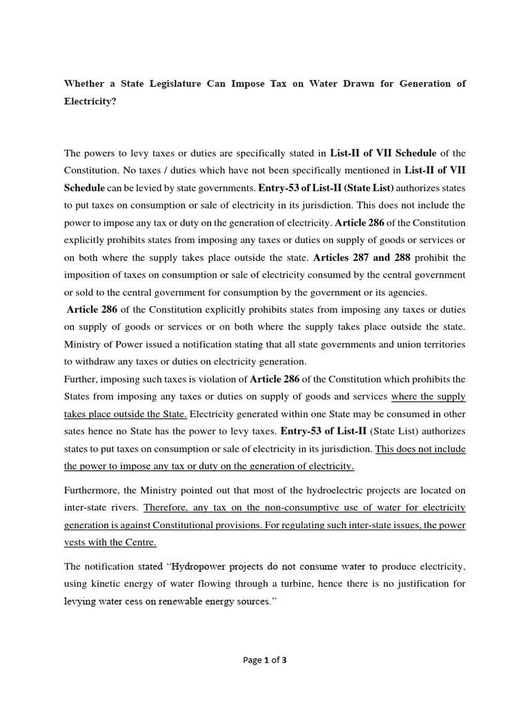 Writing Sample | PDF | Taxes | Treaty