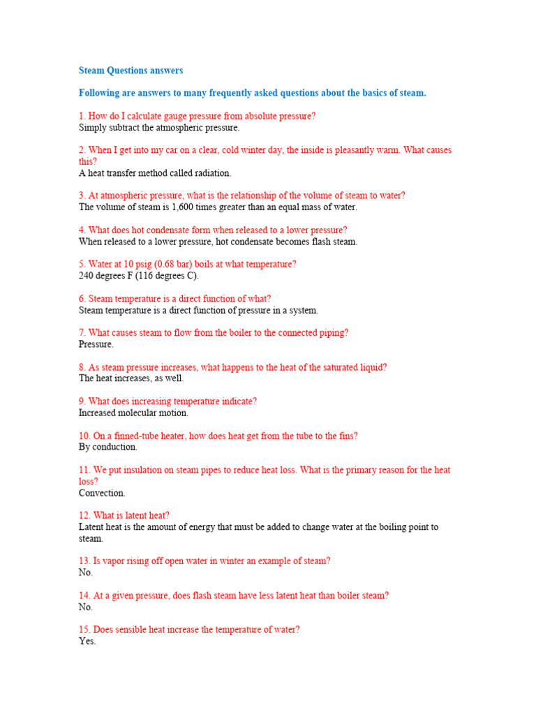 Following Are Answers To Many Frequently Asked Questions About The ...