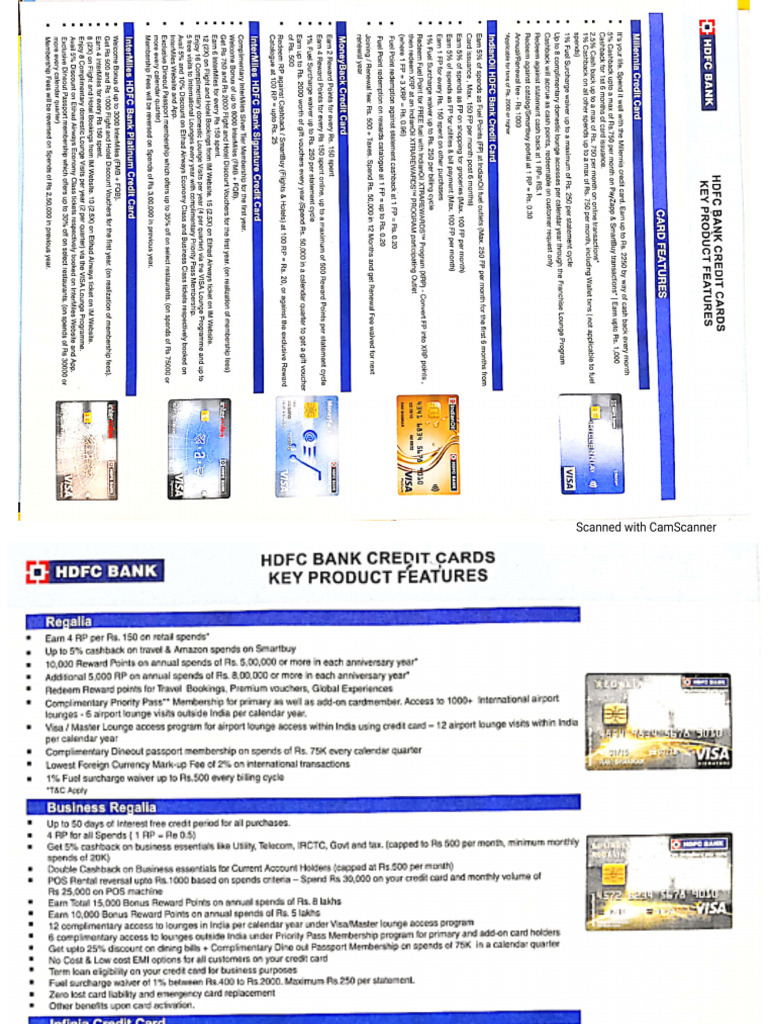 HDFC Card | PDF