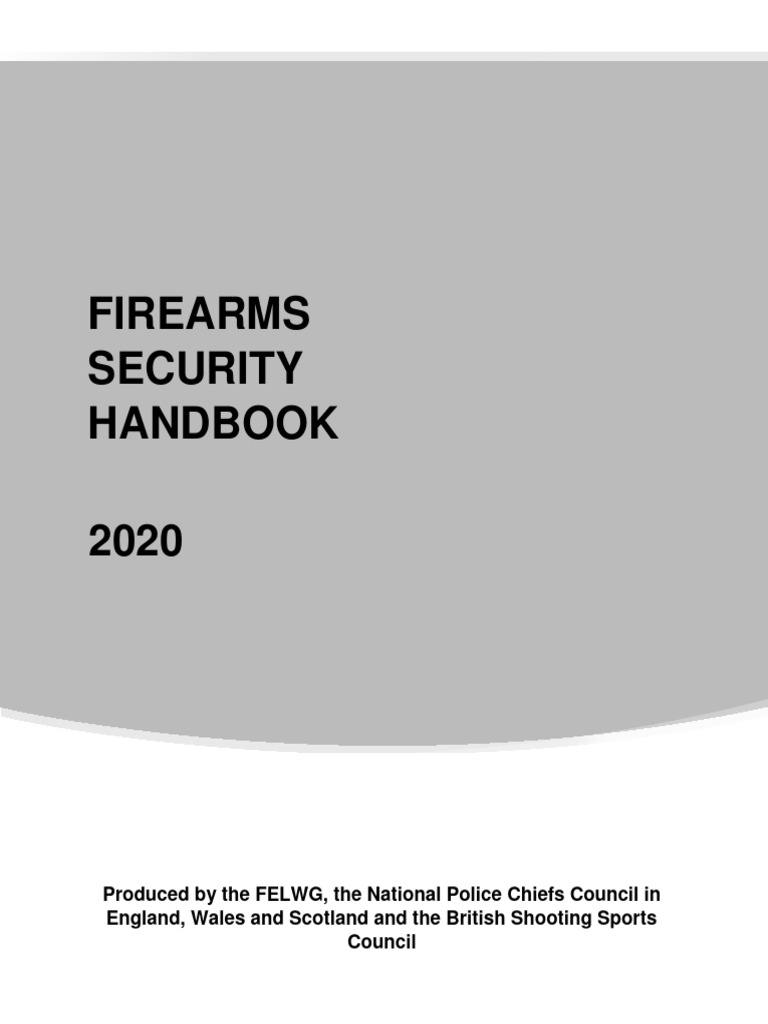 Firearms Security Handbook 2020 | PDF