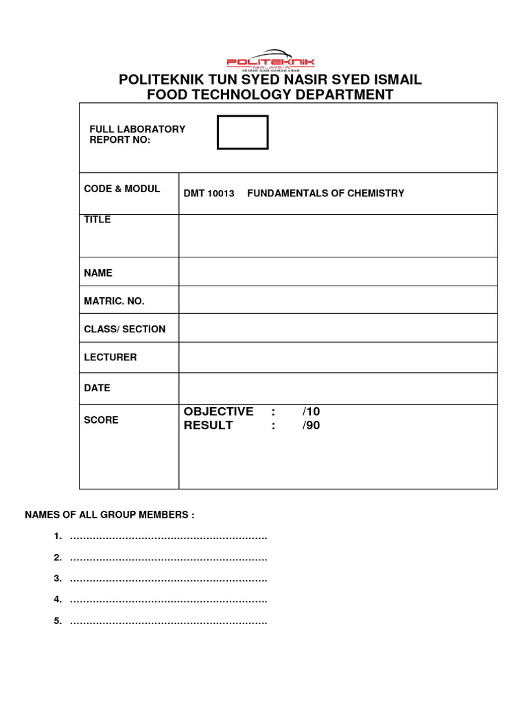 REPORT LAB 1-Template | PDF | Computers