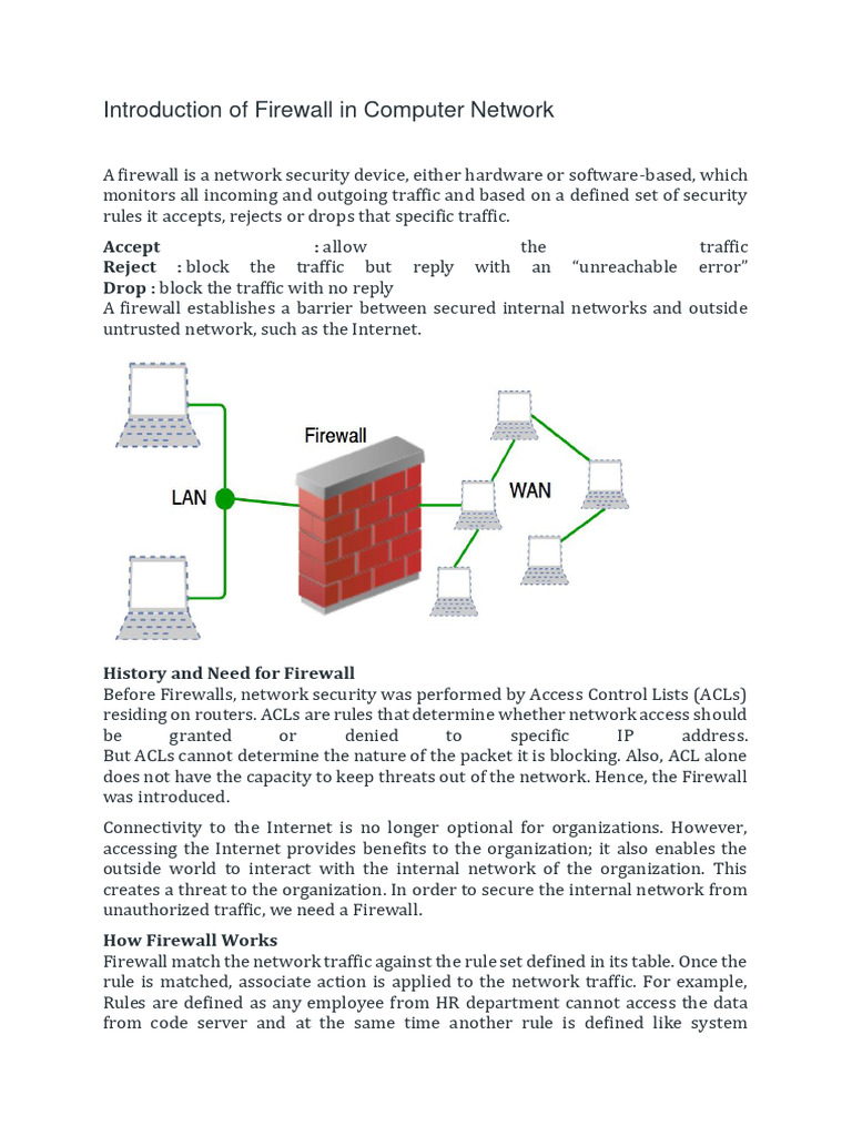 Firewall | PDF | Firewall (Computing) | Computer Network