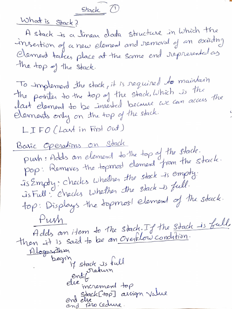 Unit-2 DS Stack | PDF | Computer Programming | Formal Methods
