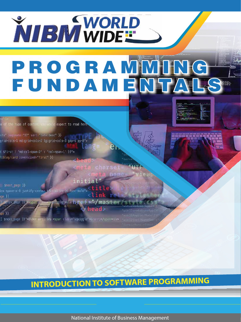 Programming Fundamentals: Introduction To Software Programming | PDF | C (Programming Language ...