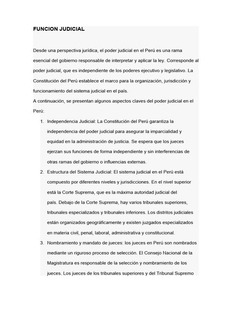 Poder Judicial | PDF | Judicaturas | Juez