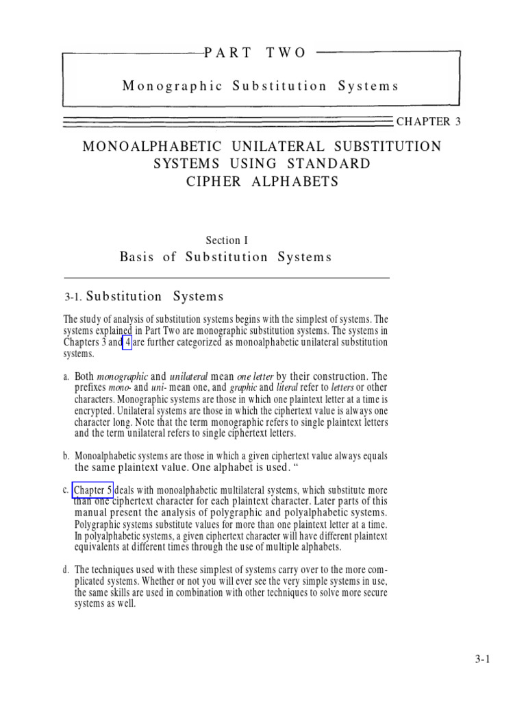 ch3 | PDF | Cryptography | Cipher