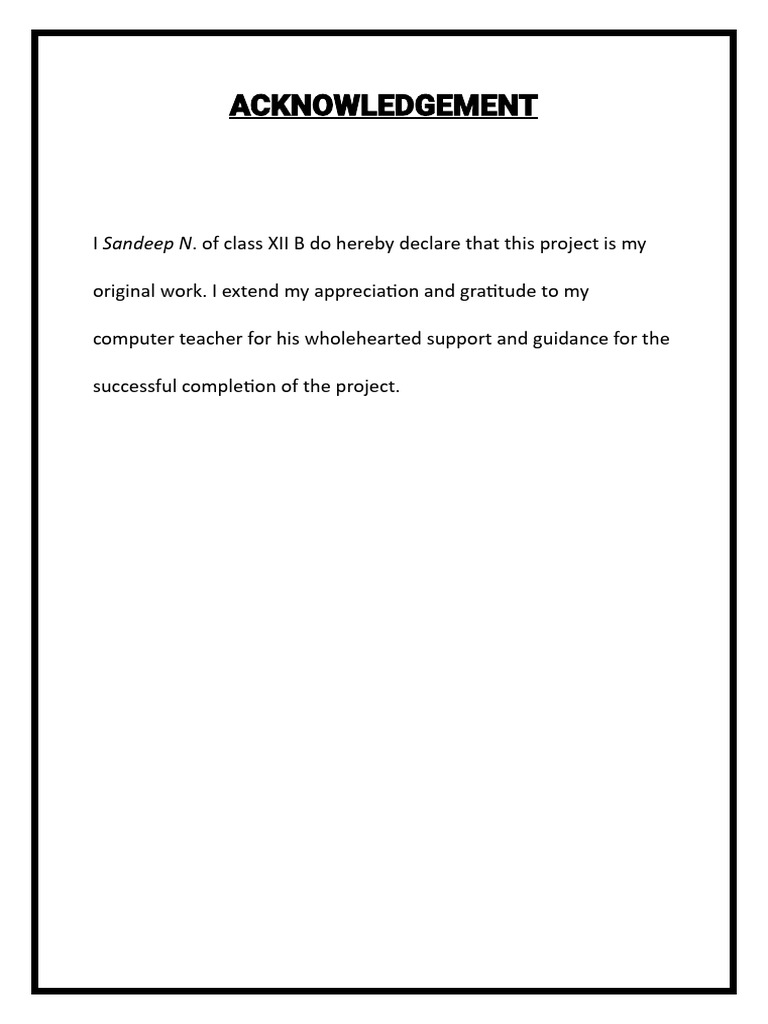 Computer Project-1 | PDF Computer Project-1 | PDF