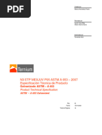 Especificación Técnica ASTM A653-07 | PDF | Compuestos químicos ...