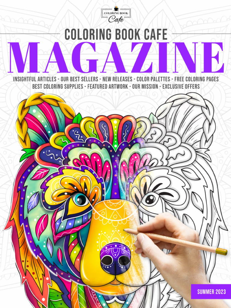 Coloring Magazine SUMMER 2023-1 | PDF | Pencil | Psychological Trauma