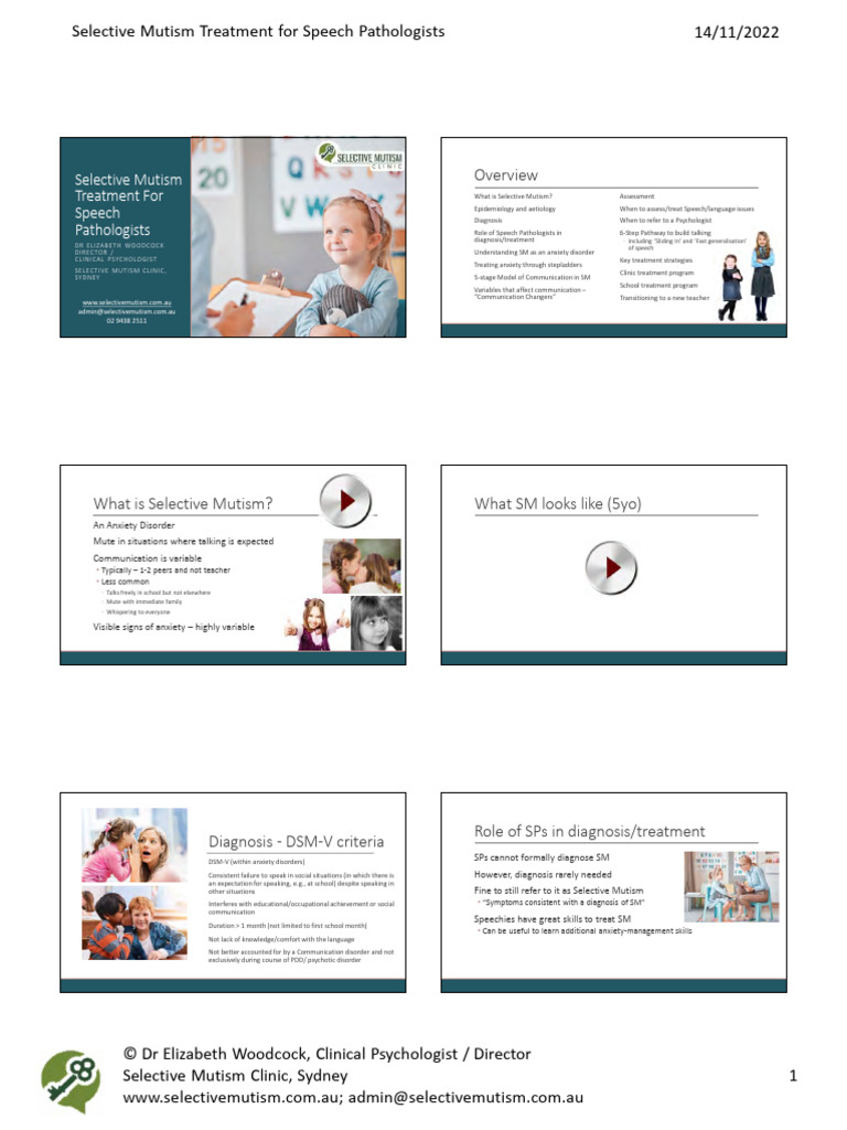 Selective Mutism Clinic - Selective Mutism Treatment For Speech ...