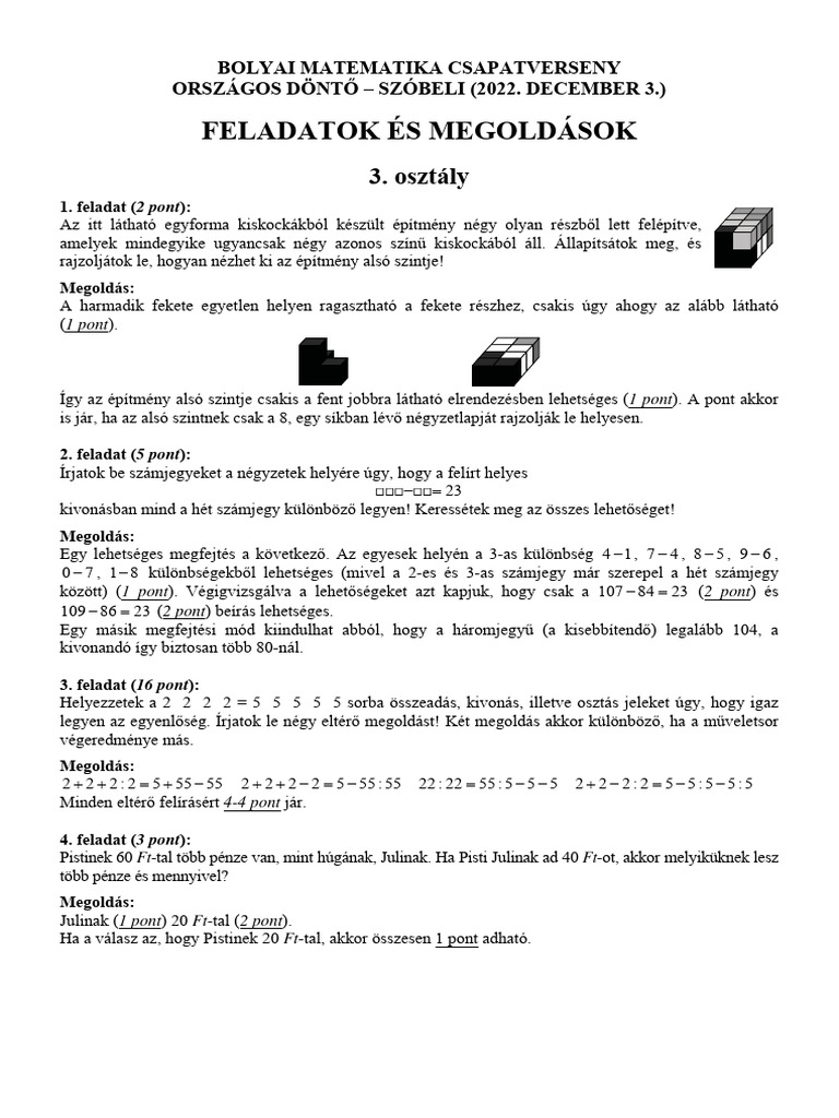 Szobeli Megold | PDF