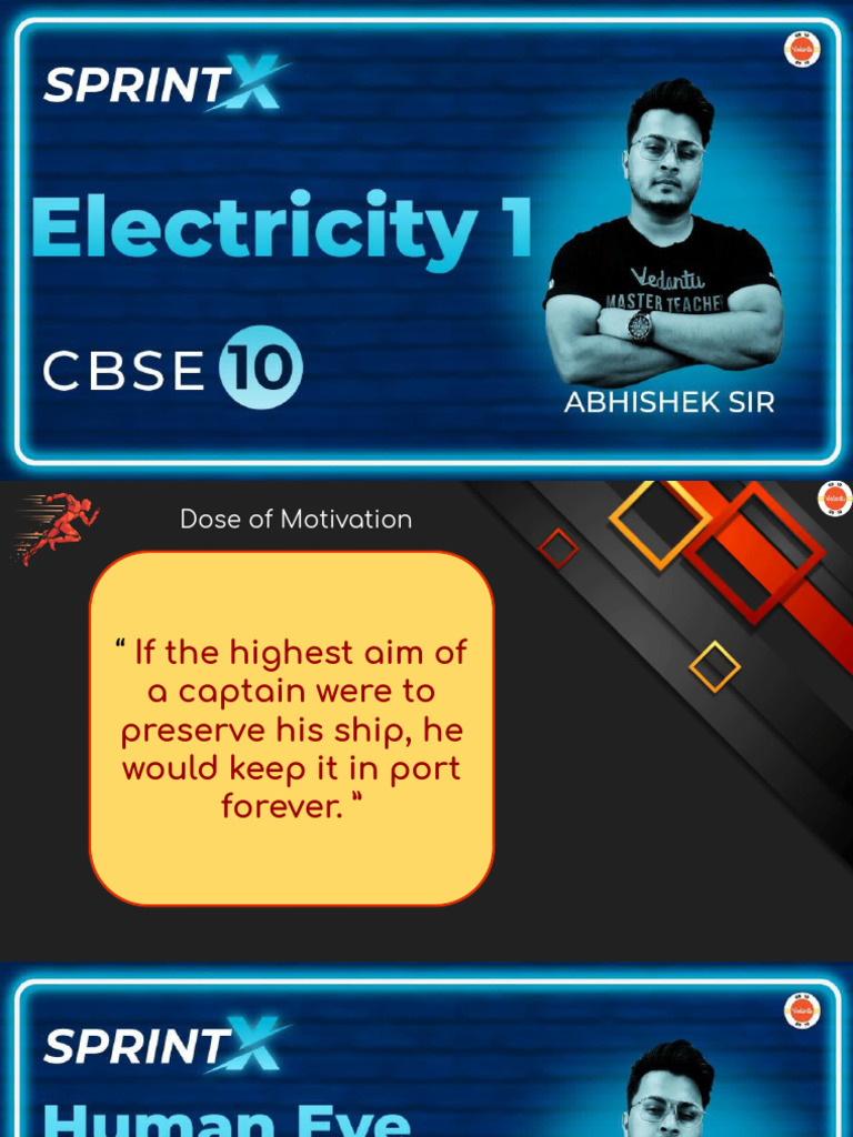 Sprint X Electricity 1 | PDF | Incandescent Light Bulb | Electrical ...