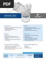 Aerogen Solo Quick Reference Guide | PDF | Clinical Medicine | Respiration