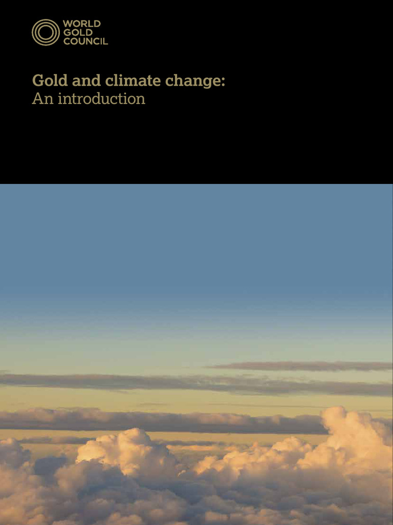 Gold and Climate Change Report | PDF | Climate Change | Low Carbon Economy